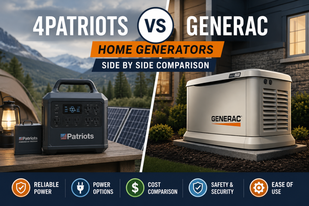 4Patriots Vs Generac Home Generators - Best Solar Generators Vetted ...