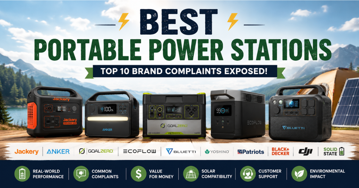 Best Portable Power Stations - Top 10 Brand Complaints Exposed ...