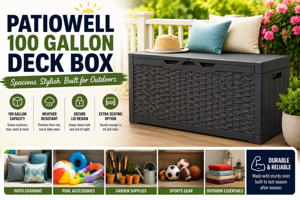 Extra Large Deck Boxes: Best Huge & XL Outdoor Storage Options ...